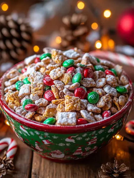 Reindeer Food (Christmas Puppy Chow) – Festive Holiday Treat - Hearty ...